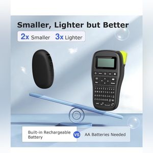 Office | Brand New Bluetooth Label Maker Machine With Tape Continuous ...
